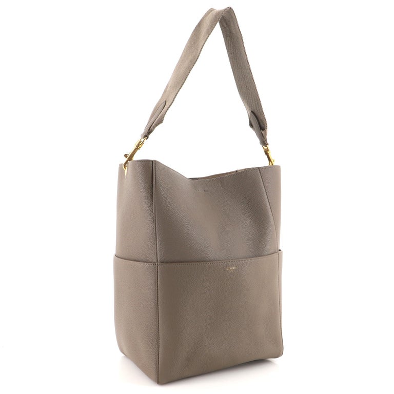 Celine Sangle Seau Bag Goatskin Large For Sale at 1stDibs