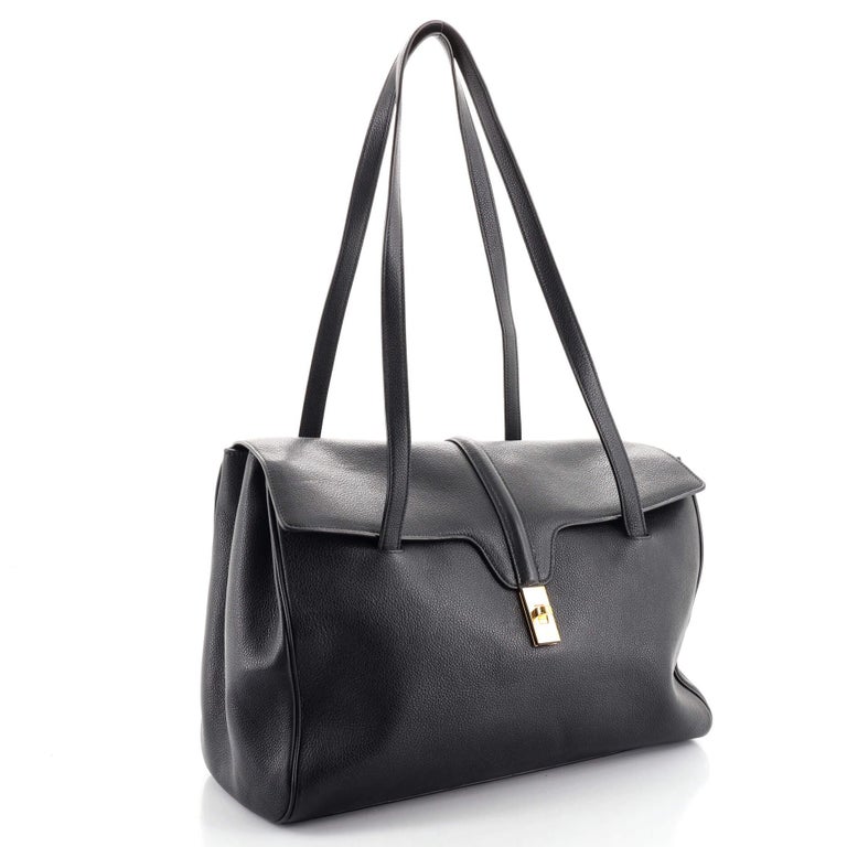 Celine Soft 16 Bag Grained Calfskin Large at 1stDibs