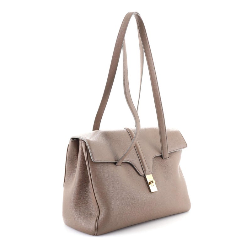 Celine Soft 16 Bag Grained Calfskin Medium at 1stDibs