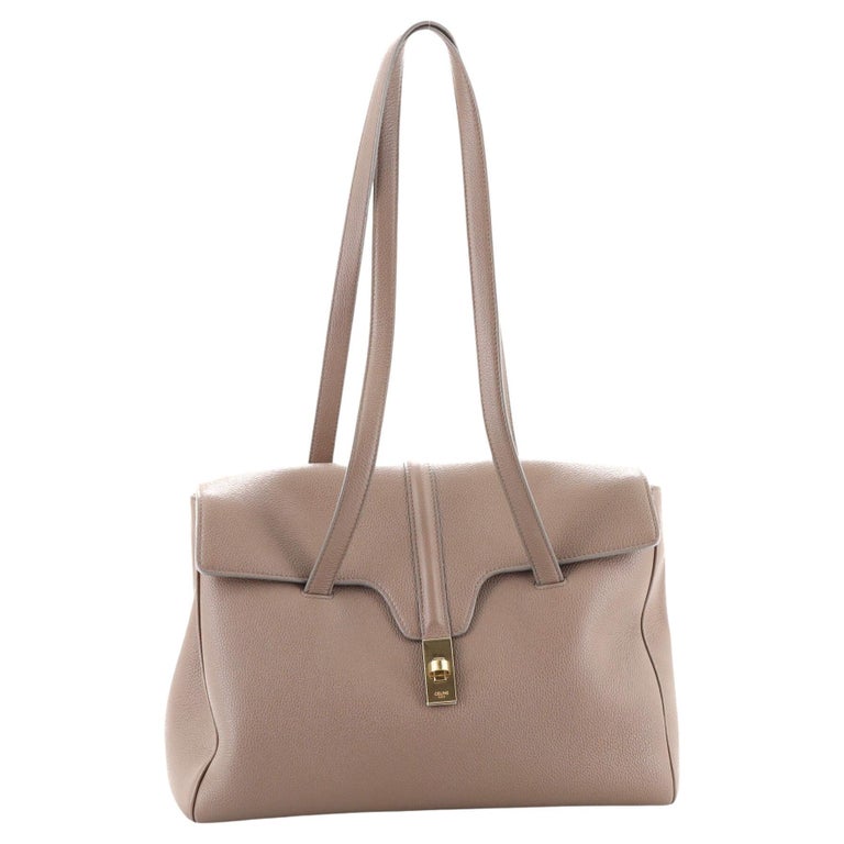 Celine Soft 16 Bag Grained Calfskin Medium at 1stDibs