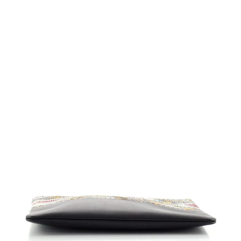 Celine Solo Clutch Python and Leather Small at 1stDibs