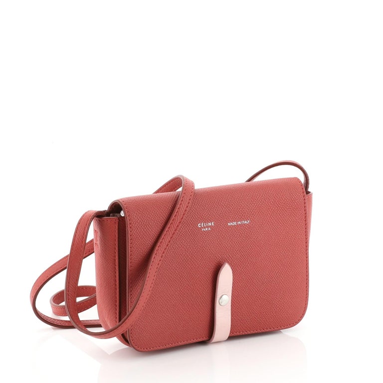 Celine Strap Clutch Leather at 1stDibs