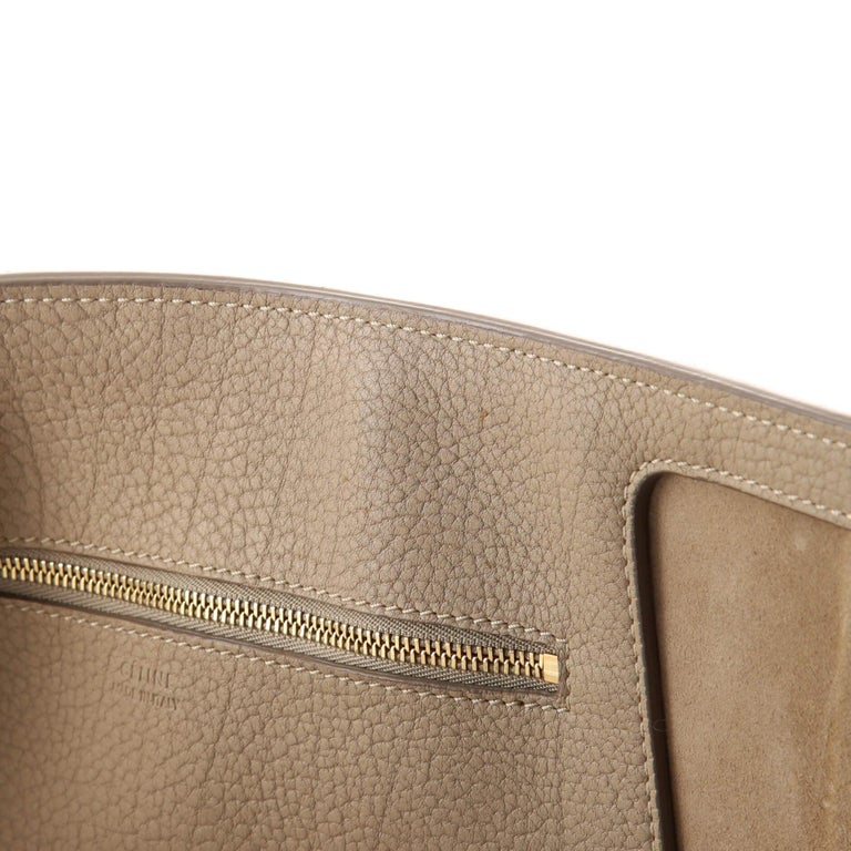 Celine Tie Knot Tote Grainy Leather Small For Sale at 1stDibs