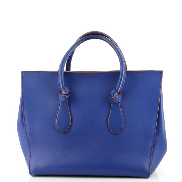 Celine Tie Knot Tote Smooth Leather Medium For Sale at 1stDibs