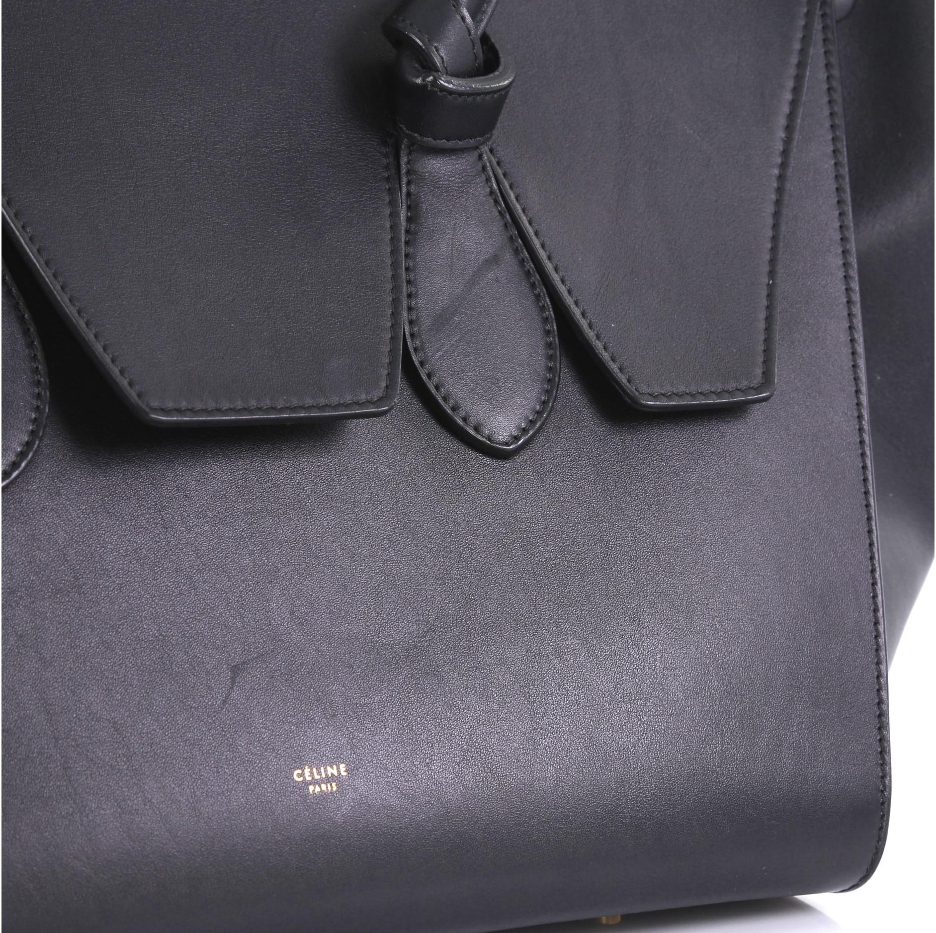Celine Tie Knot Tote Smooth Leather Medium at 1stDibs