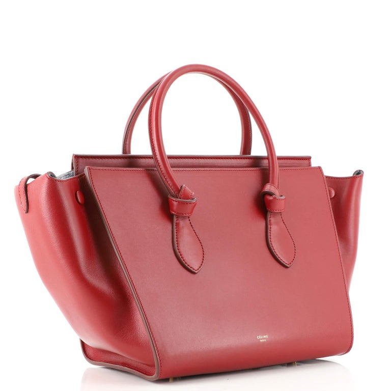 Celine Tie Knot Tote Smooth Leather Small For Sale at 1stDibs