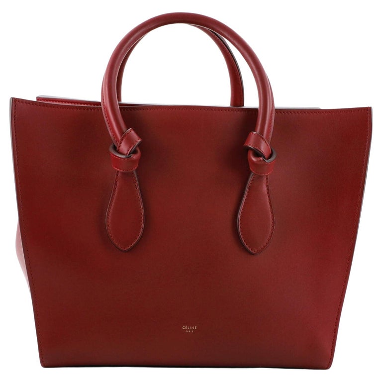 Celine Tie Knot Tote Smooth Leather Small For Sale at 1stDibs