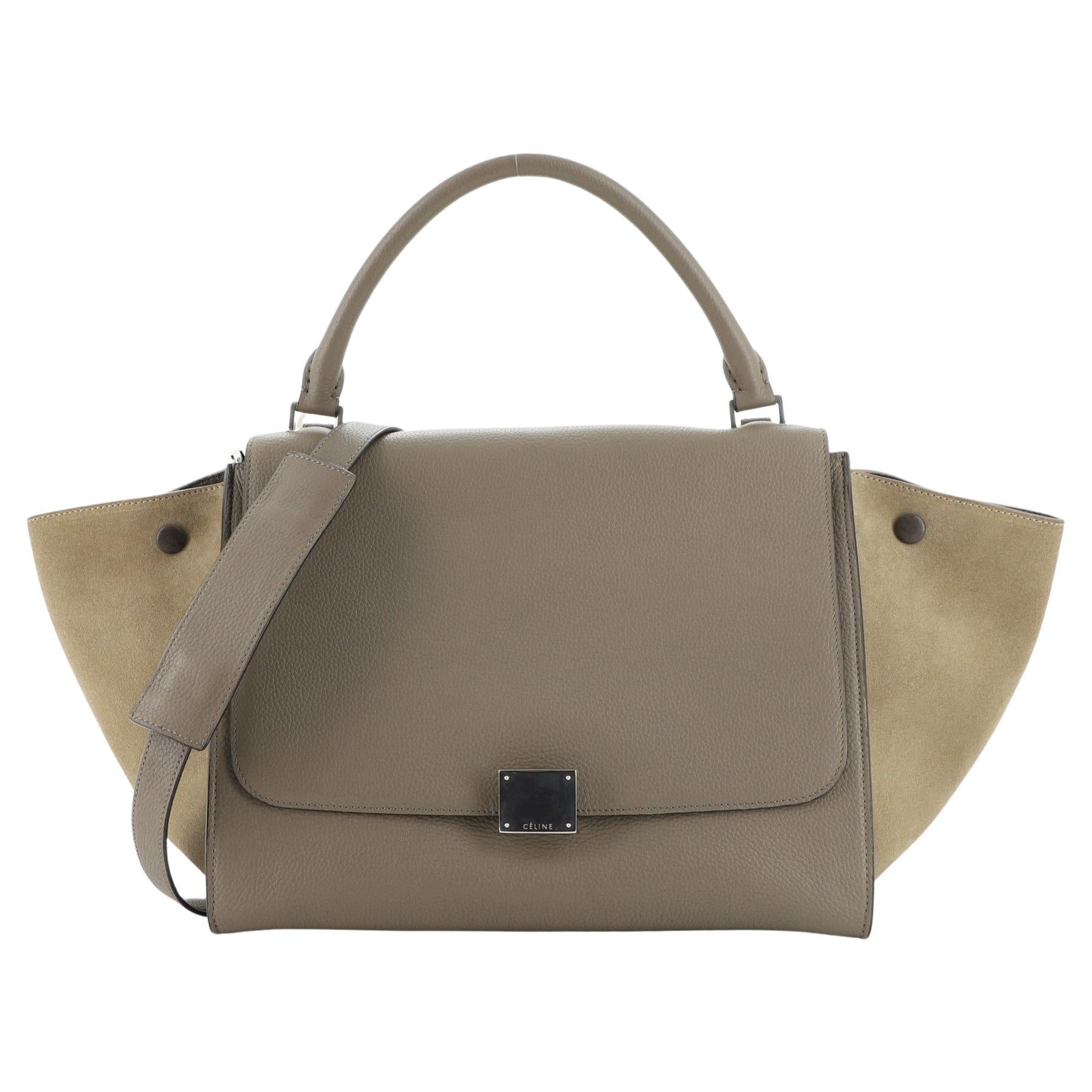 Celine Trapeze Handbag Python Medium at 1stDibs