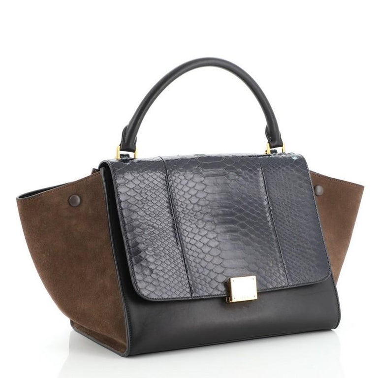 Celine Trapeze Bag Python and Leather Medium at 1stDibs | celine bag ...