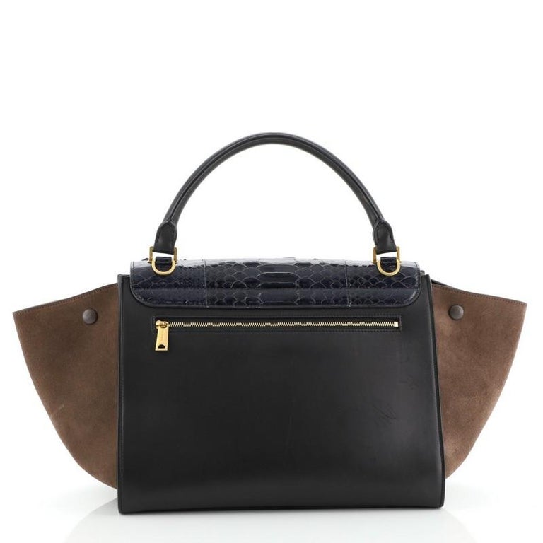 Celine Trapeze Bag Python and Leather Medium at 1stDibs | celine bag ...