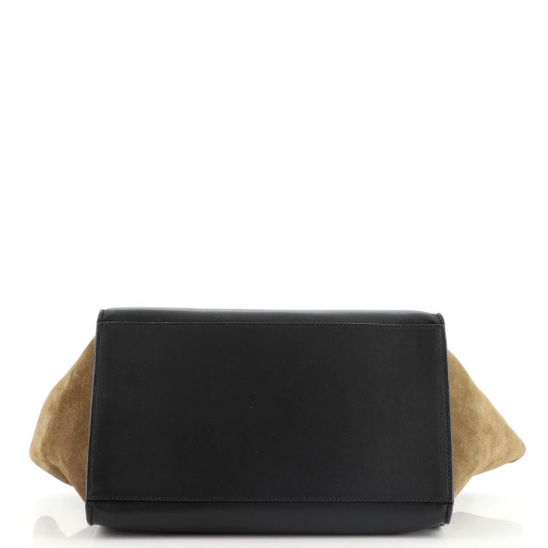 Celine Trapeze Bag Python and Leather Medium For Sale at 1stDibs