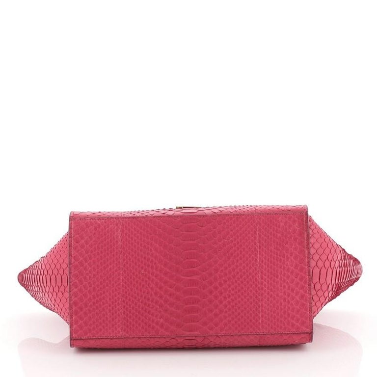 Celine Trapeze Bag Python Medium at 1stDibs