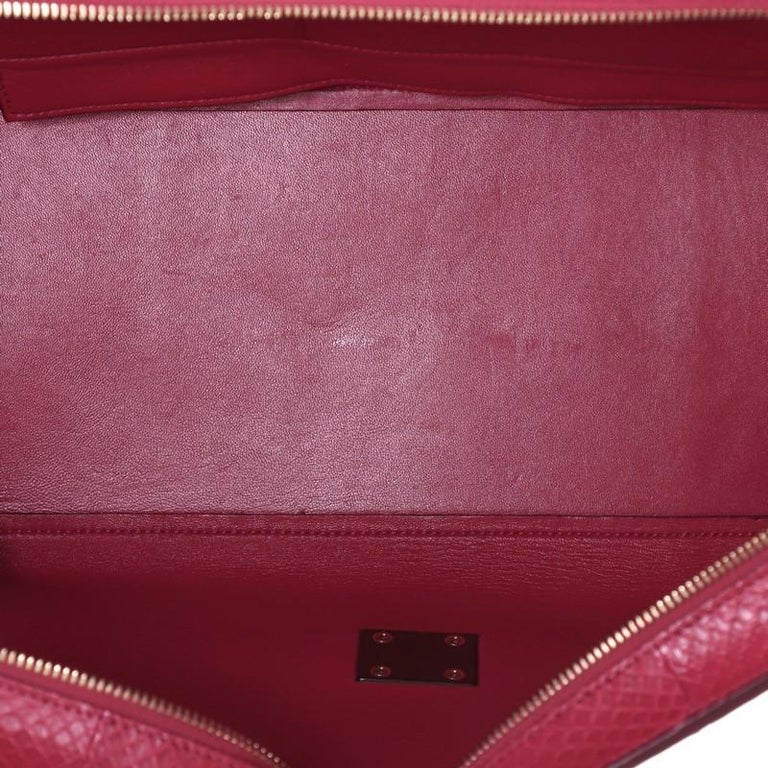 Celine Trapeze Bag Python Medium at 1stDibs