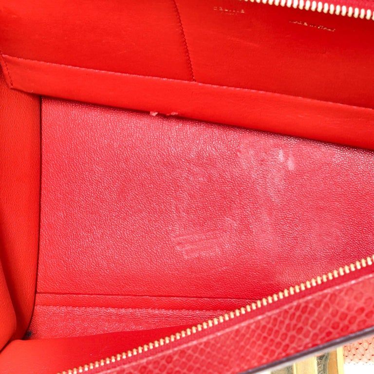 Celine Trapeze Bag Python Medium For Sale at 1stDibs