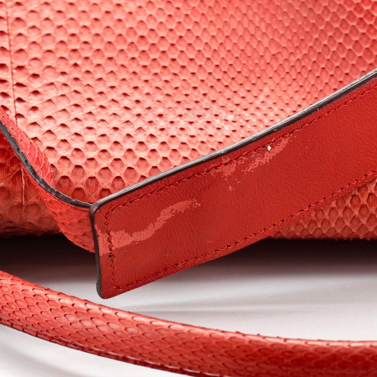 Celine Trapeze Bag Python Medium For Sale at 1stDibs