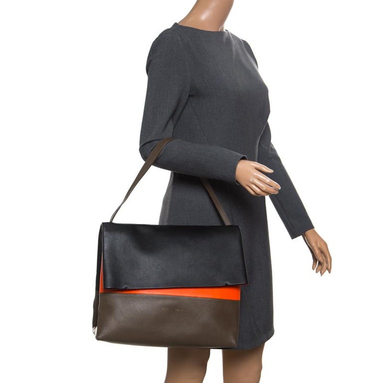 Celine Tri Color Leather All Soft Bag For Sale at 1stDibs