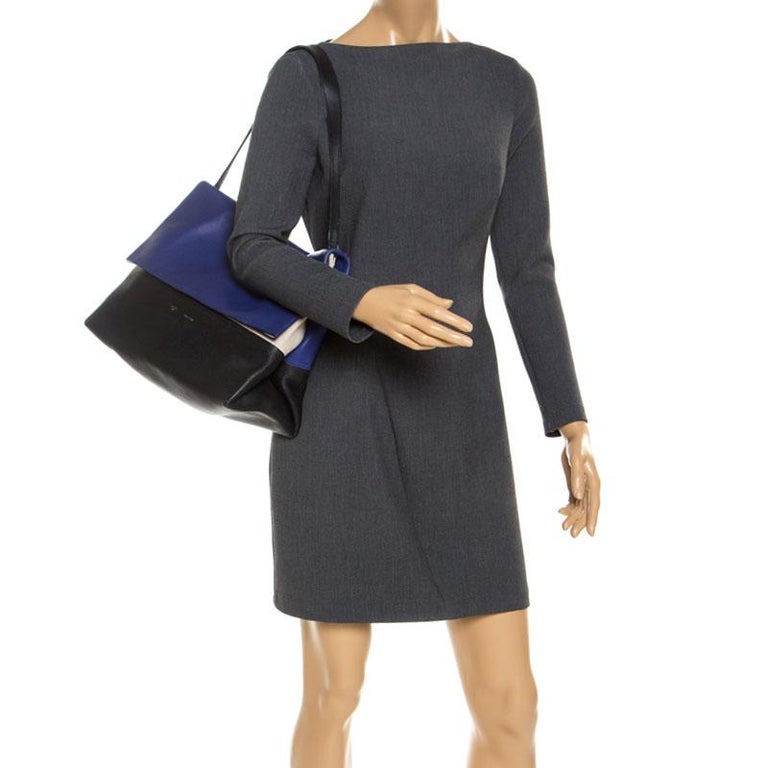 Celine Tri Color Leather All Soft Shoulder Bag at 1stDibs