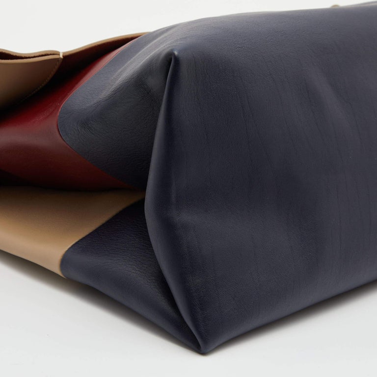 Celine Tri Color Leather All Soft Shoulder Bag For Sale at 1stDibs