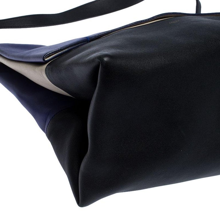 Celine Tri Color Leather All Soft Shoulder Bag at 1stDibs