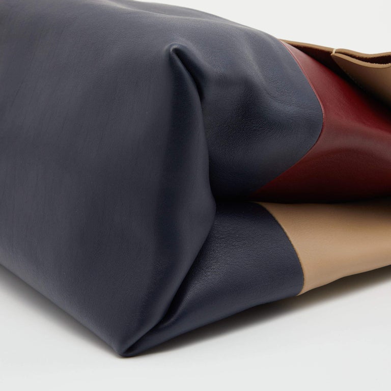 Celine Tri Color Leather All Soft Shoulder Bag For Sale at 1stDibs