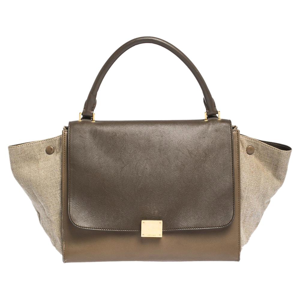 Celine Light Beige Leather Large Bittersweet Hobo For Sale at 1stDibs