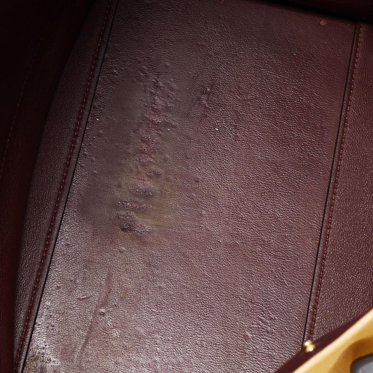 Celine Tri Color Leather and Suede Medium Trapeze Bag at 1stDibs