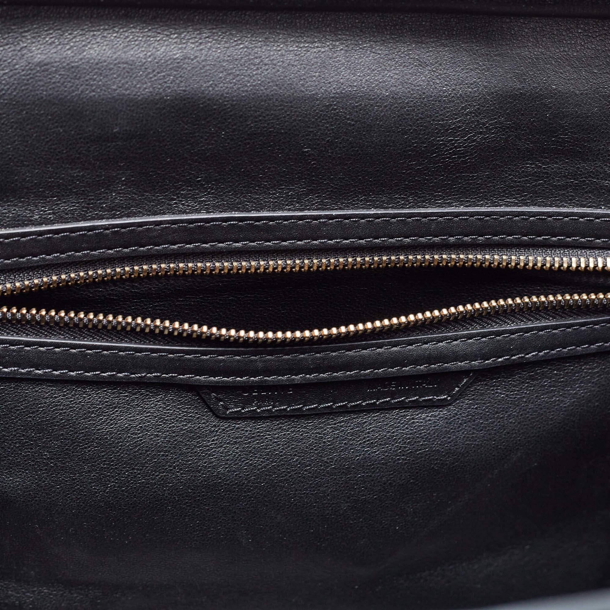 Celine Tri Color Leather and Suede Mini Luggage Tote For Sale at 1stDibs