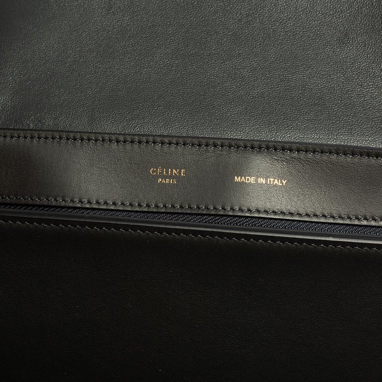 Celine Tri Color Leather Medium Trapeze Bag For Sale at 1stDibs