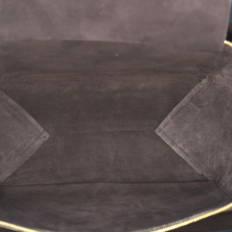 Celine Tri-Fold Shoulder Bag Grained Calfskin Small at 1stDibs