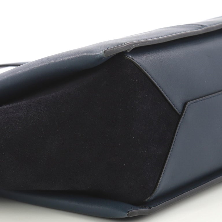 Celine Tri-Fold Shoulder Bag Grained Calfskin Small at 1stDibs