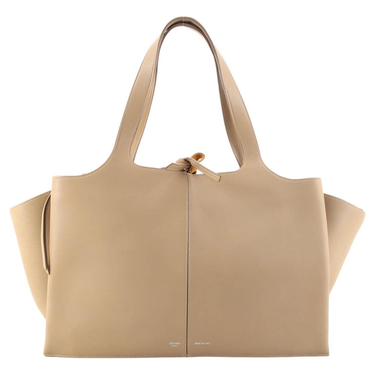 Celine Tri-Fold Handbag Smooth Calfskin Medium For Sale at 1stDibs