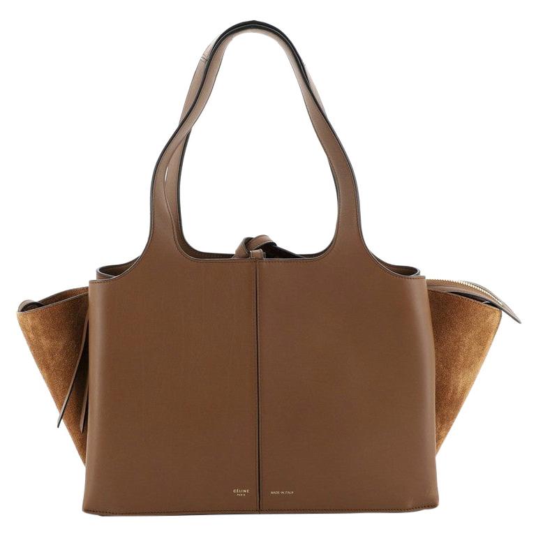 Celine Tri-Fold Shoulder Bag Smooth Calfskin Small at 1stDibs