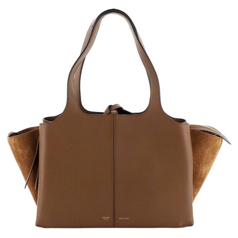 Celine Tri-Fold Shoulder Bag Smooth Calfskin Small at 1stDibs