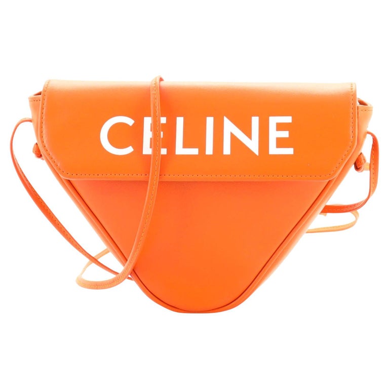 Celine Triangle Bag Leather Small For Sale at 1stDibs
