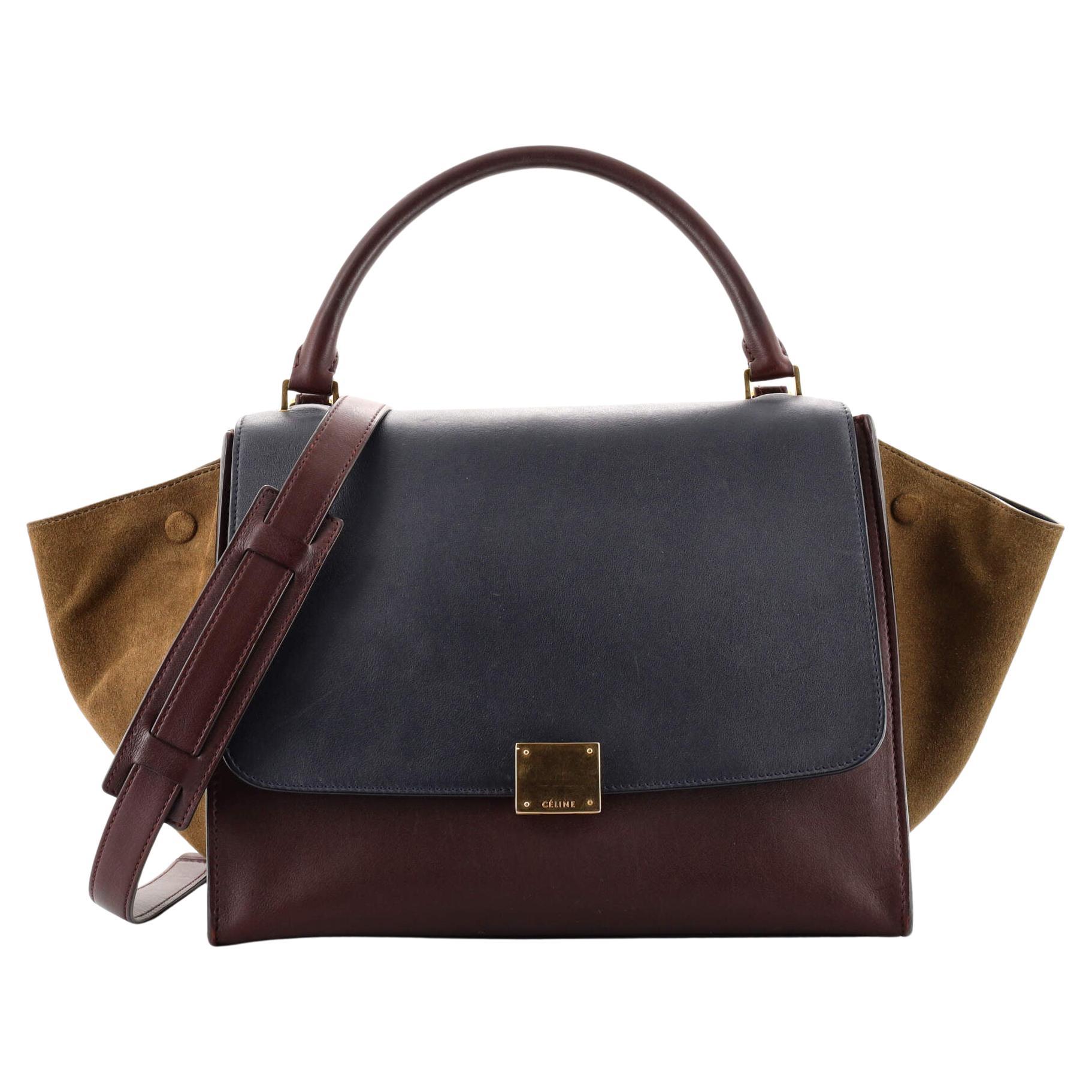 Celine Trapeze Grainy Leather Mini at 1stDibs