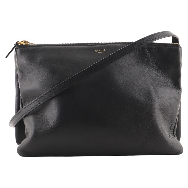 Celine Trio Crossbody Bag Leather Large at 1stDibs
