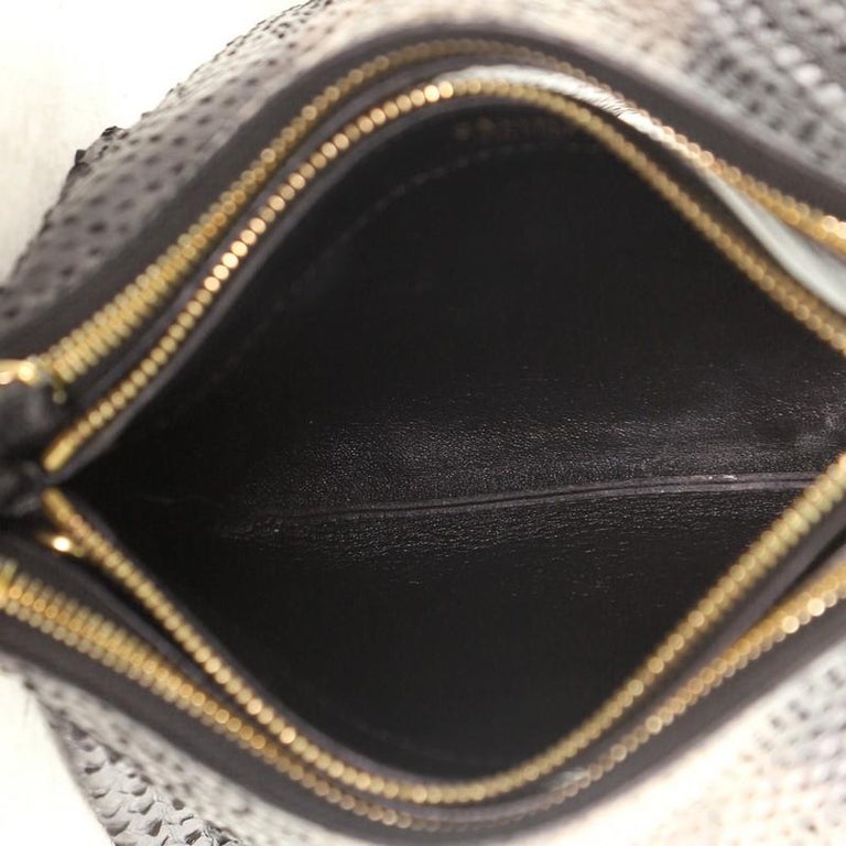 Celine Trio Crossbody Bag Python and Leather Small at 1stDibs