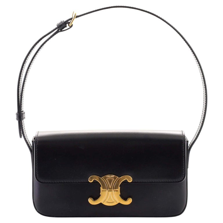 Celine Triomphe East-West Shoulder Bag Smooth Calfskin at 1stDibs ...