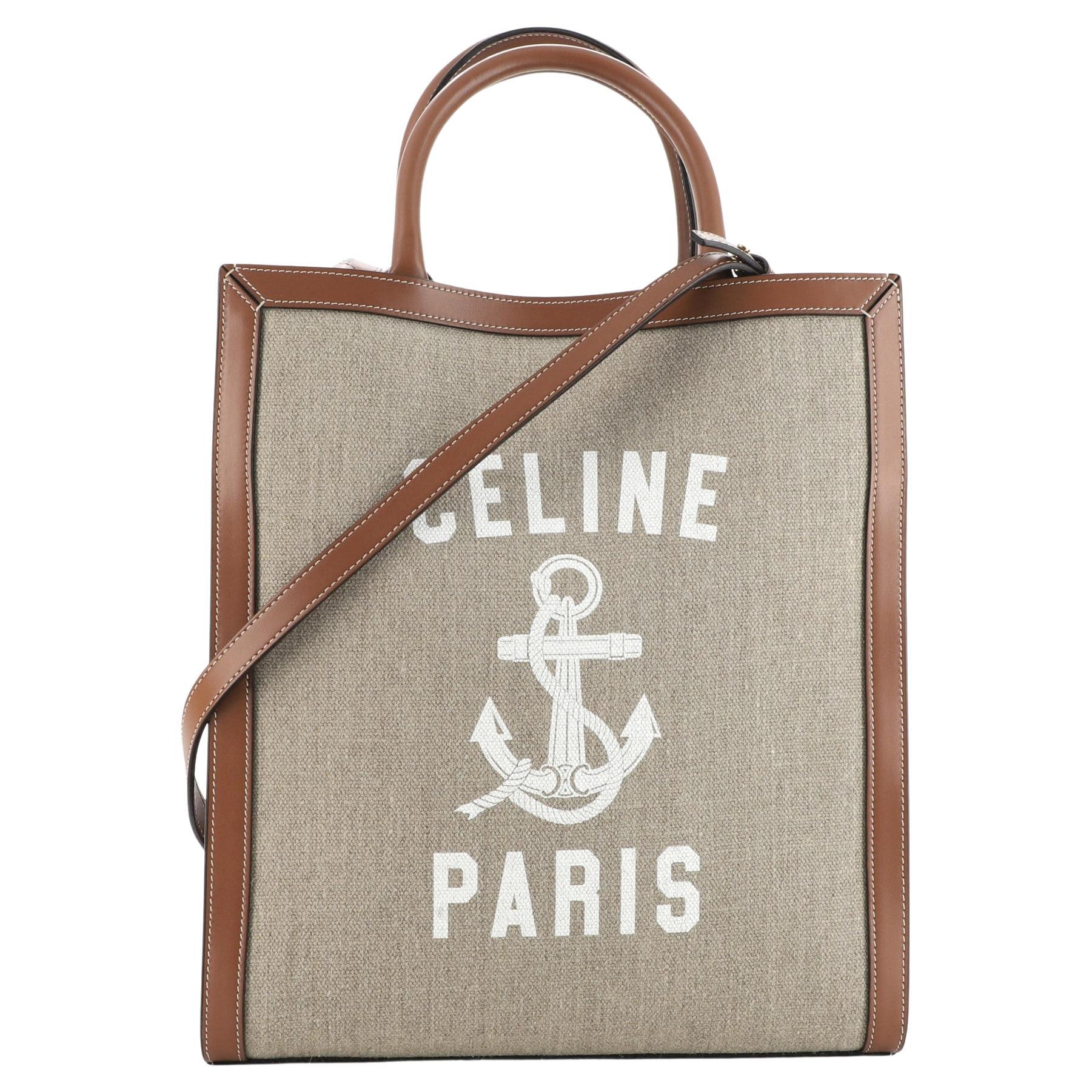 Celine Tan Leather Micro Luggage Tote For Sale at 1stDibs