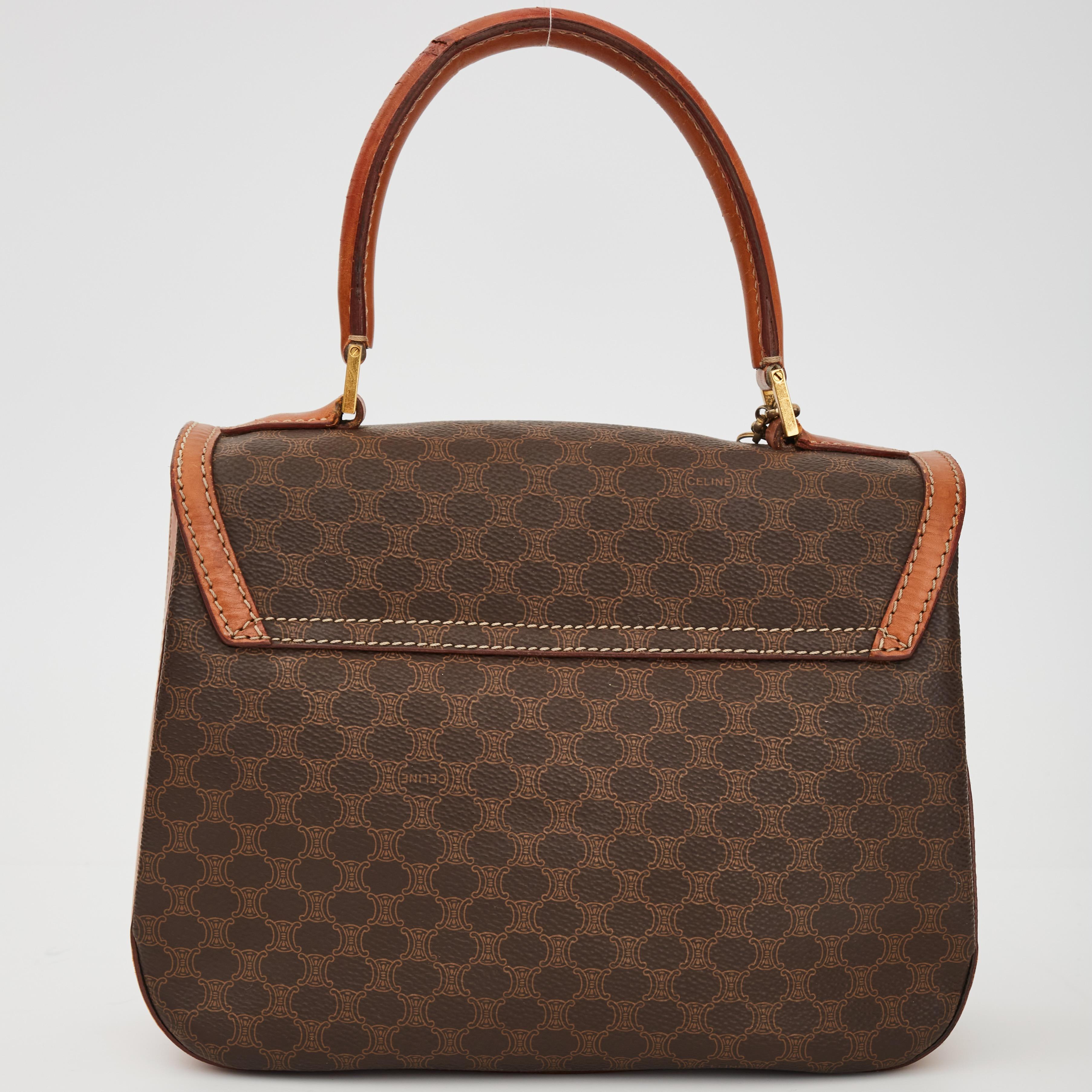 Celine Vintage Paris Kelly Handbag 1994 at 1stDibs | vintage italian ...