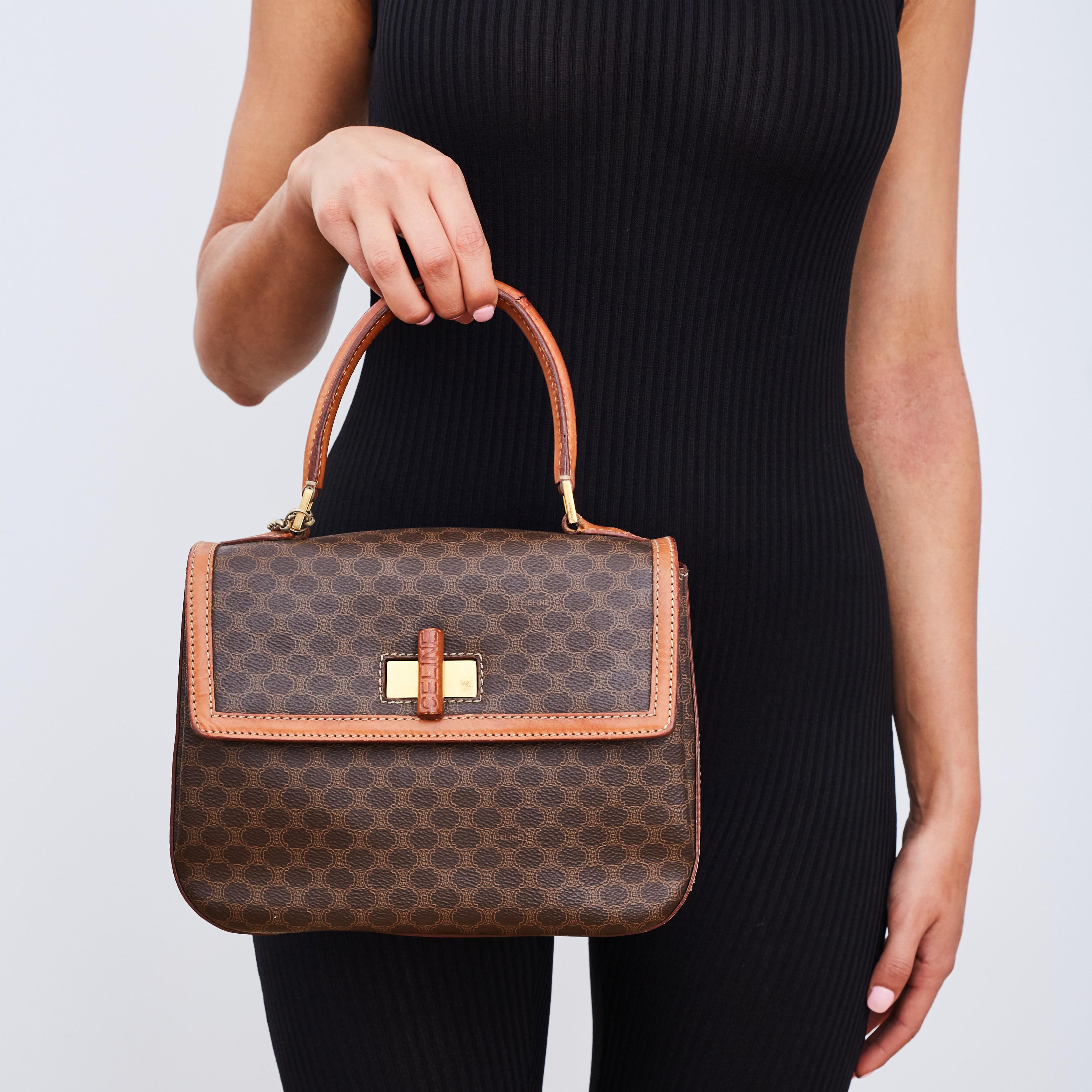 Celine Vintage Paris Kelly Handbag 1994 at 1stDibs | vintage italian ...