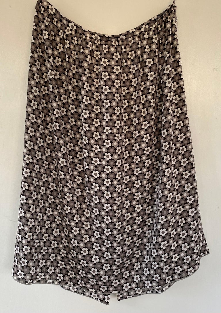 Celine Vintage 2002 Spring Runway Collection Silk Floral Button Down ...