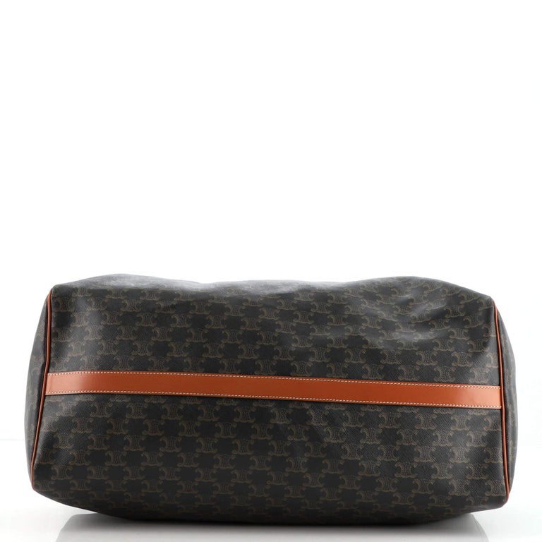 Celine Voyage Duffle Bag Triomphe Coated Canvas Large at 1stDibs