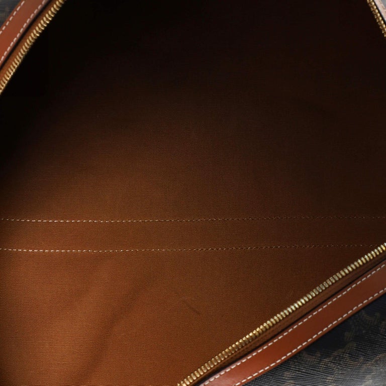 Celine Voyage Duffle Bag Triomphe Coated Canvas Large at 1stDibs