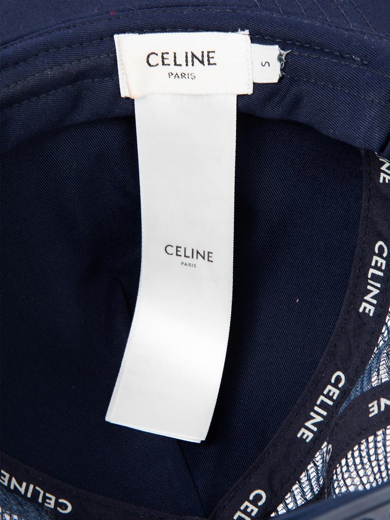 Céline Women's Triomphe Cap In Scuba Mesh For Sale at 1stDibs