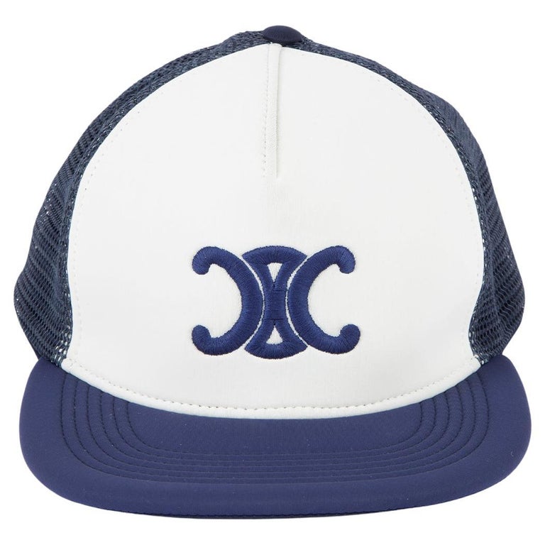 Céline Women's Triomphe Cap In Scuba Mesh For Sale at 1stDibs