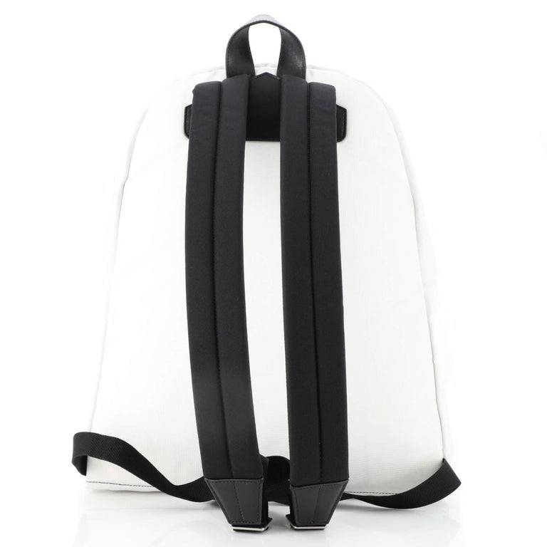 Celine Zip Around Backpack Printed Canvas Medium For Sale at 1stDibs