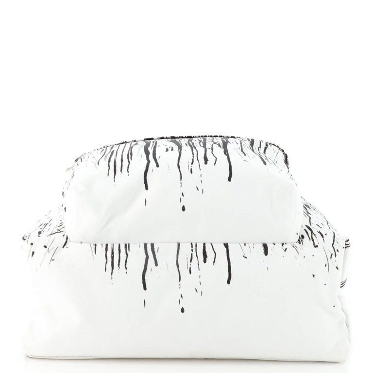 Celine Zip Around Backpack Printed Canvas Medium For Sale at 1stDibs