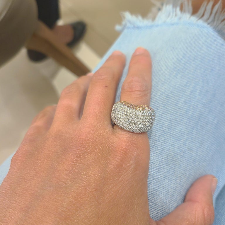 Cellini Jewelers 18KT White Gold, 2.89Ct. Pink and 1.19Ct. White ...