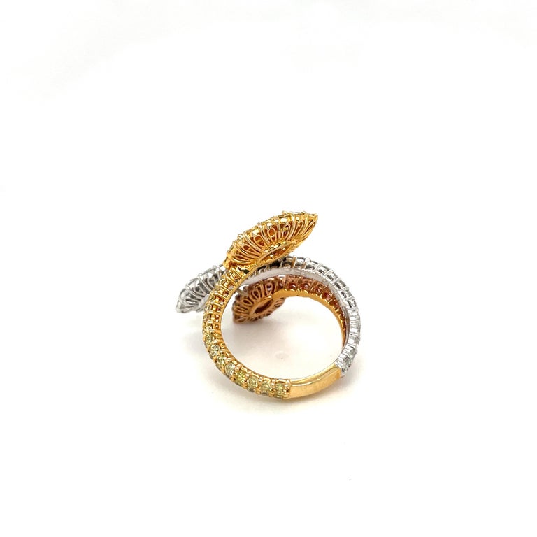 Cellini Platinum and 18kt Natural Fancy Pink, Blue, and Yellow Diamond ...